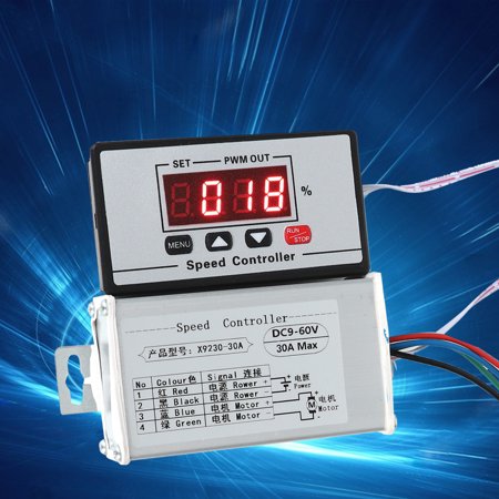 Wiring Type Wire LED Digital Speed Regulator With Shell, Output 30A ...