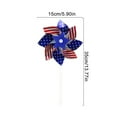 pdqouc 10 PCS American Flag Patriotic Windmill Wind for Yard Garden ...