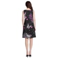 DIXRUYEE Womens Dresses Loose Neck Sleeveless Oversize Black Powder Ash ...