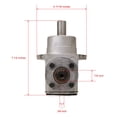 OEM Grasshopper 390024 Deck Gearbox, Right Angle CCW Front Mount Mower ...