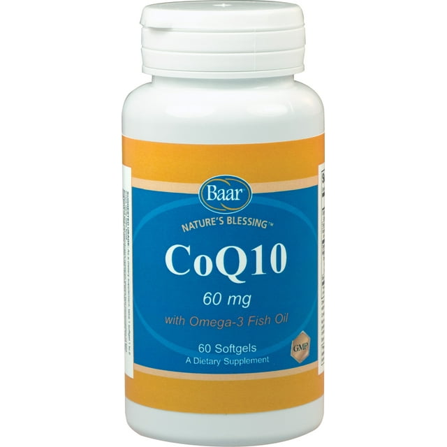 CoQ10 with Omega-3 Fish Oil - 60 softgels - Walmart.com