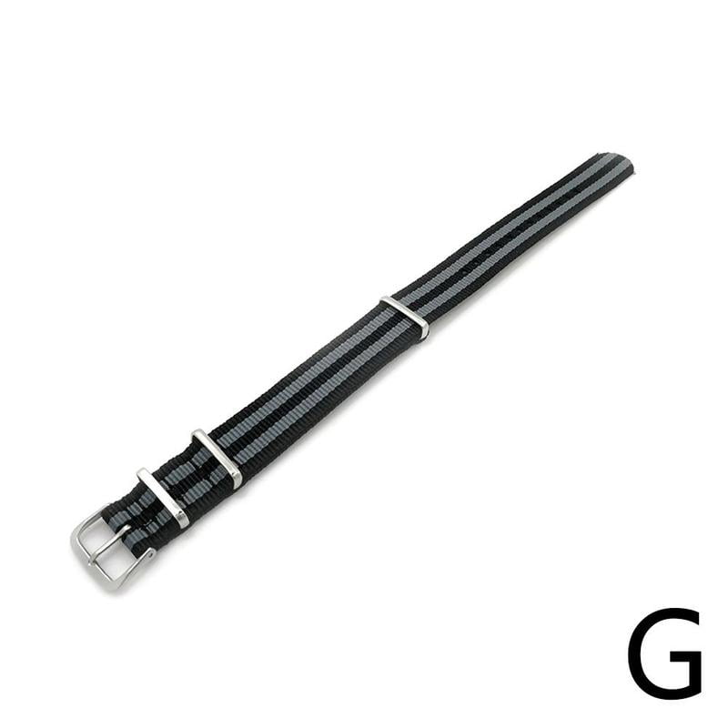 Watch Strap Nylon Men-Wrist 18mm 20mm 22mm Smart Military-Pin Strap ...
