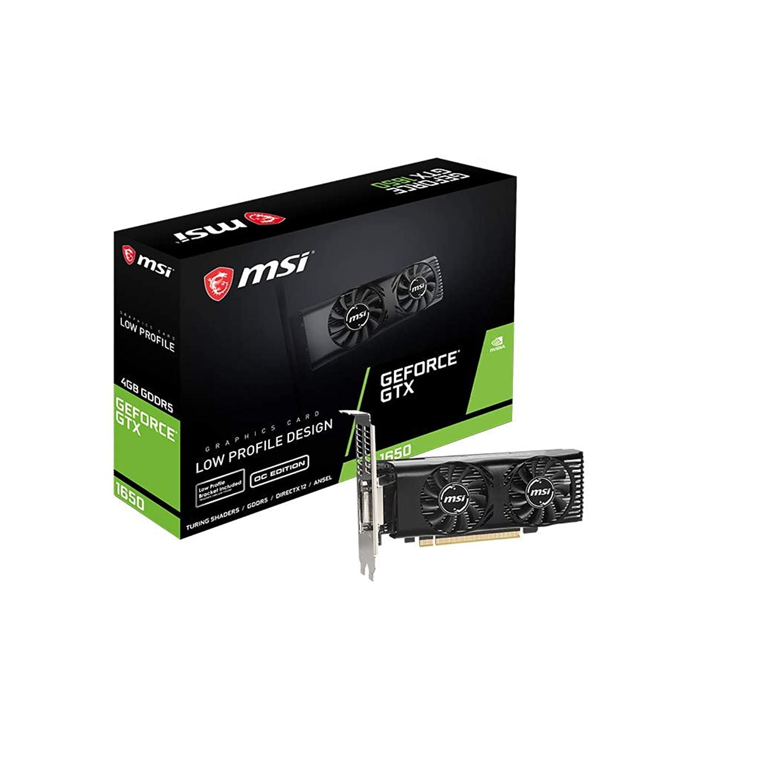 Msi Gaming Geforce Gtx 1650 128 Bit Hdmidpdvi 4gb Gdrr5 Hdcp Support Directx 12 Vr Ready Oc