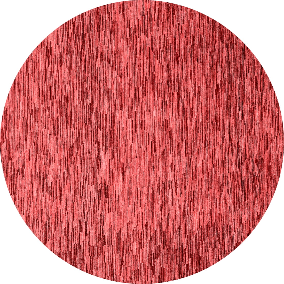 Ahgly Company Indoor Round Abstract Red Modern Area Rugs, 8' Round ...