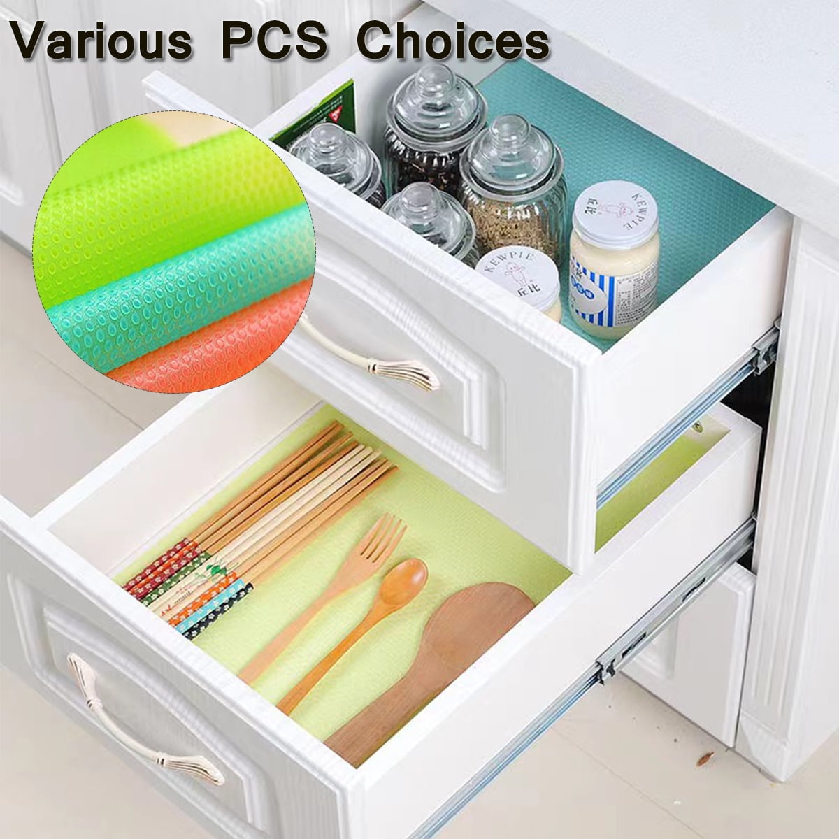 17.5''x11.5'' Refrigerator Liners, Drawer Table Mats, Washable Mats ...