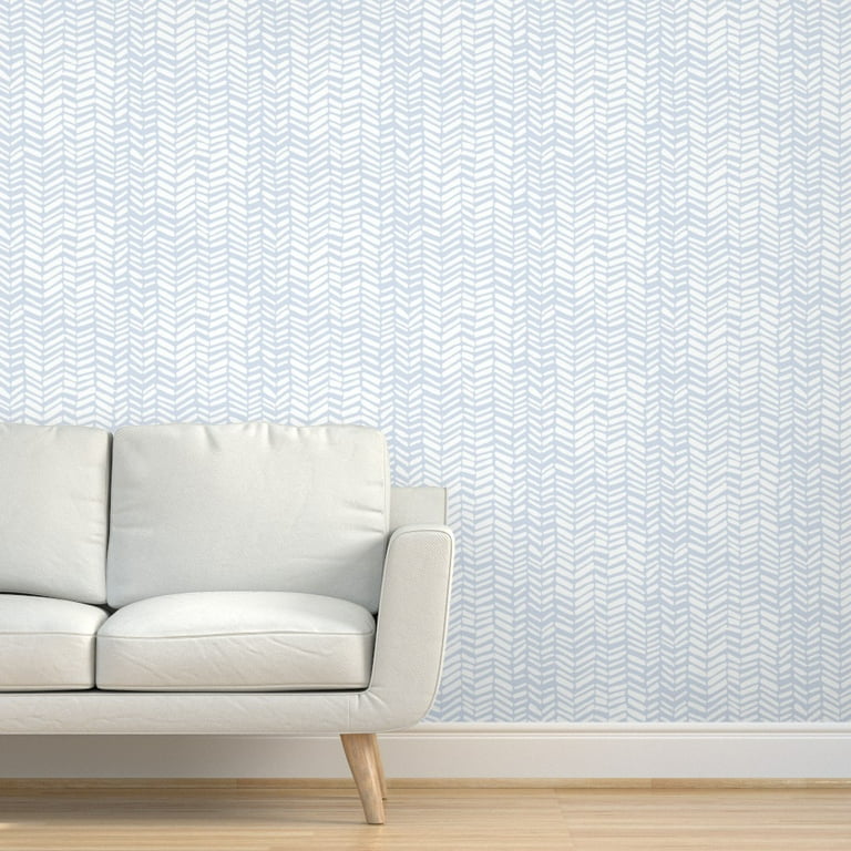 Light Blue Chevron Wallpaper