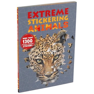 Extreme Stickering: Sticker Extremely Cute Animals (Paperback ...