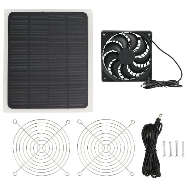 Solar Powered Fan Ventilator,10W Solar Panel Fan Solar Panel Powered ...