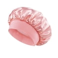 Yuanlong Womens Hat Shower cap Satin Sleep Hat Solid Color Elegant ...
