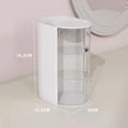 A Hair Accessory Storage Box Double Layer Transparent Jewelry Box ...