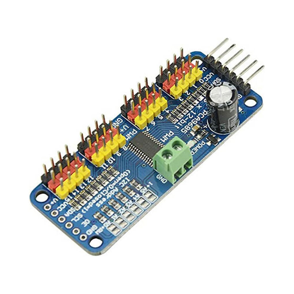pitrice 16 Channel PCA9685 12-bit PWM Servo Motor Module Modification ...