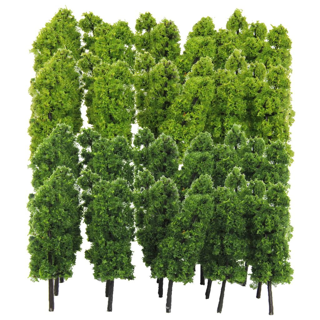 40 Pieces Model Trees - 3.03 inch Train Trees Architecture Diorama ...