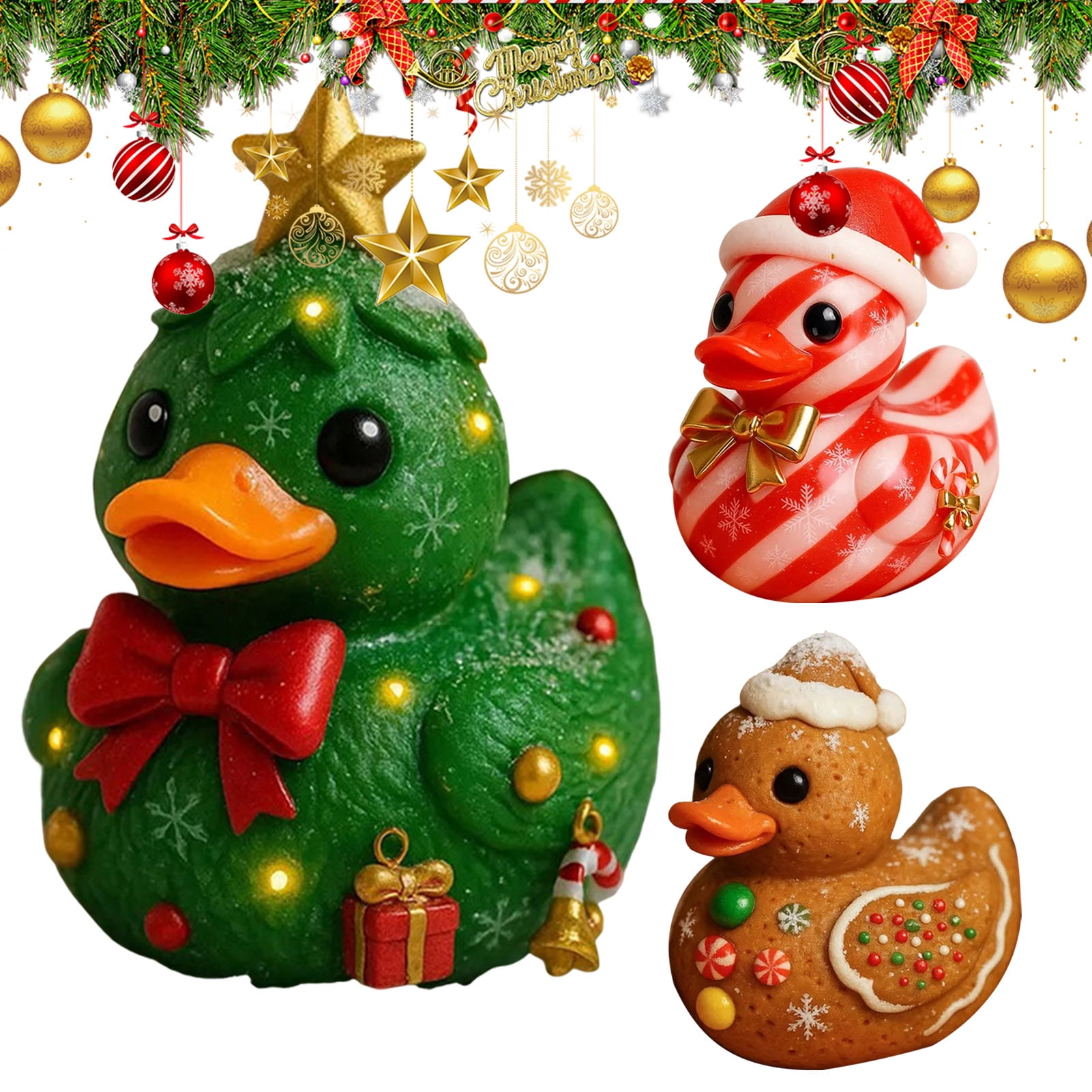 Click here for Enjoywould 1/3pcs Duck Ornament Handmade Texture F... prices
