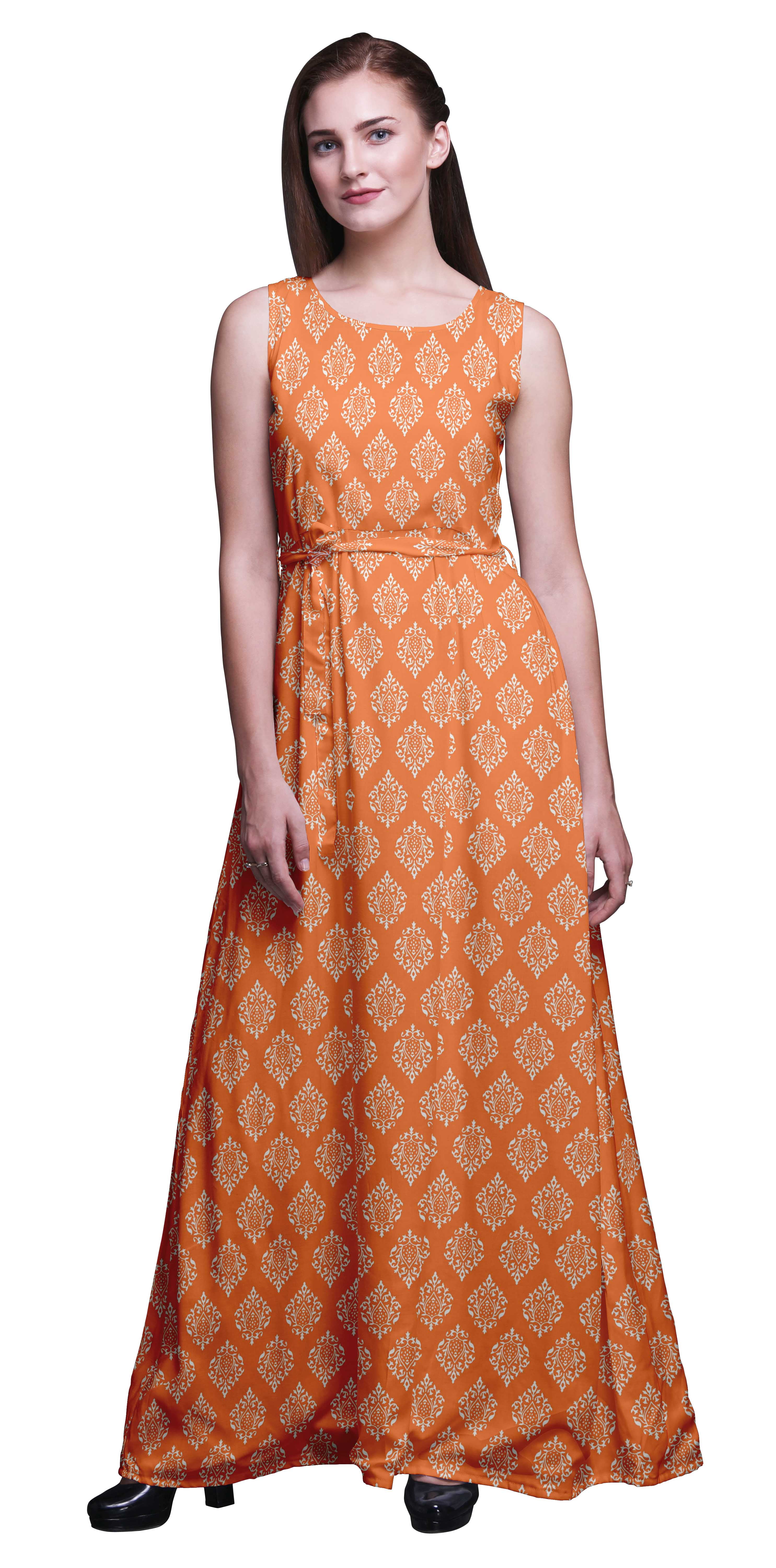 Bimba Damask Ladies Printed Long Tank MaxiÂ DressÂ Resort Wear Evening ...