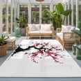 Area Rugs 3'x5', Plum Tree Branches Carpet Runner Indoor Outdoor Rugs ...