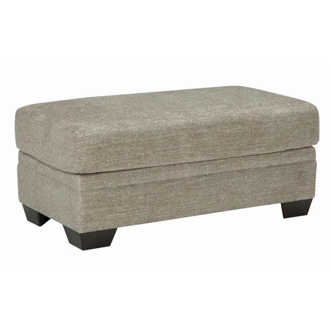 Benjara BM206193 Rectangular Shaped Wooden Ottoman with Block Feet ...