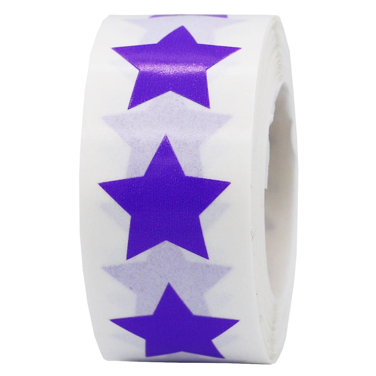 Purple Star Stickers | 0.75" Inch Wide | 500 Pack - Walmart.com