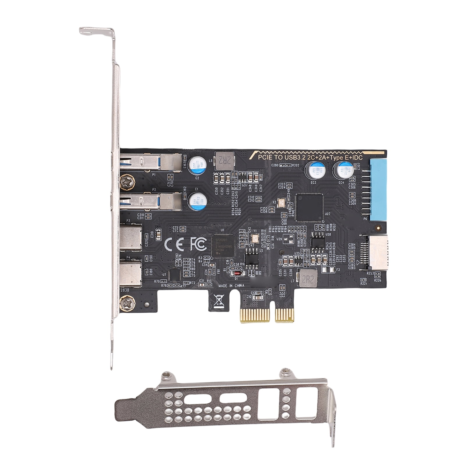 Express PCIE to USB 3.2 Gen 1 Card 10Gbps Bandwidth 4 USB PCIe ...