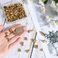 100Pcs 10 Styles Tibetan Style Alloy Beads Cone Golden 8~18x8~9x5~12mm ...