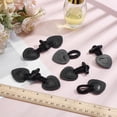 12Pcs Resin Imitation Leather Toggle Buckle for Bag Sweater Jacket Coat ...