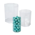 Bulk 24 Pieces Plastic Clear Octagon Candy Containers - Walmart.com