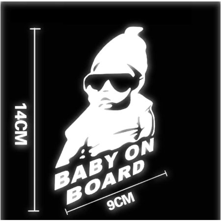 Custom foreign trade car sticker car sticker, pvc material, baby on ...