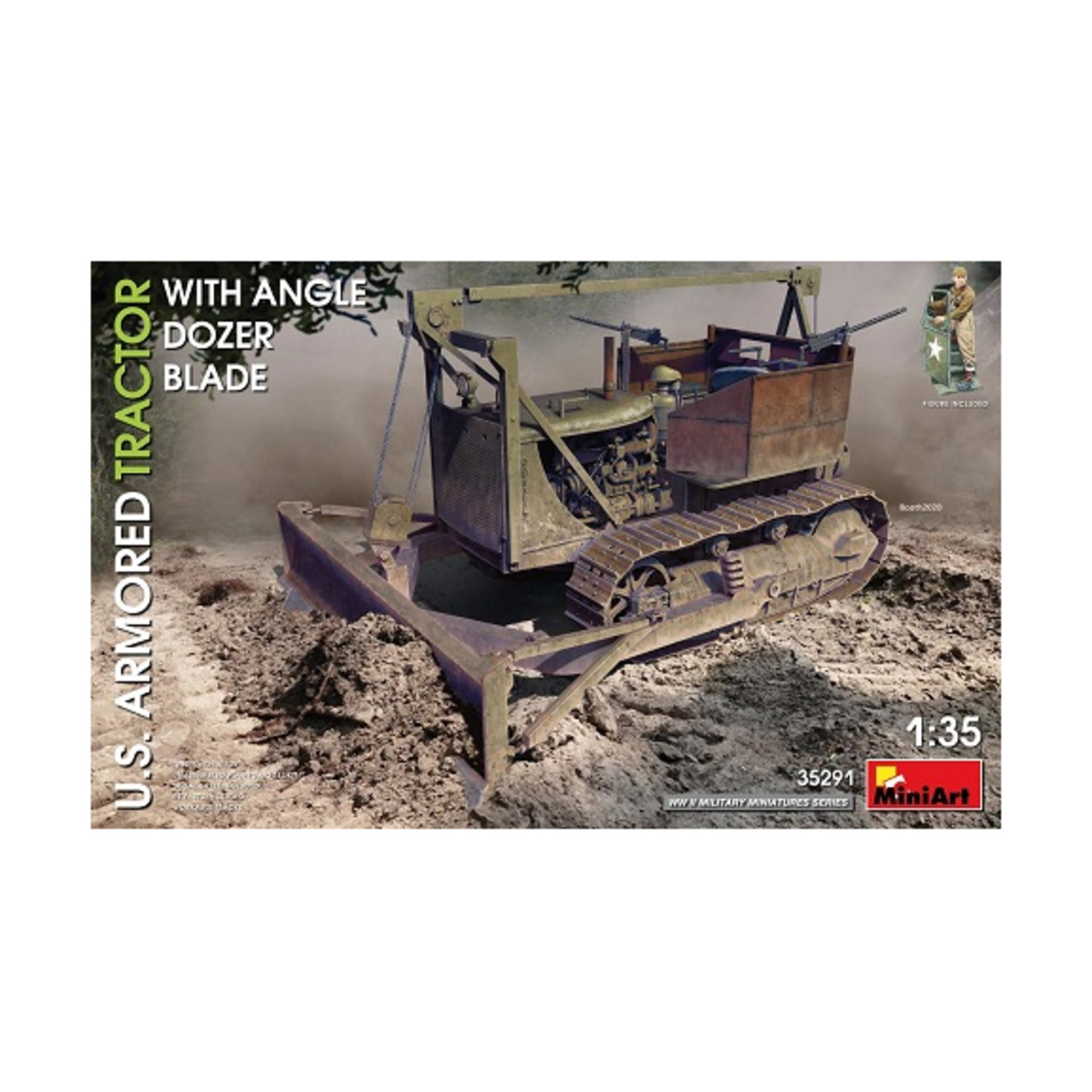 U.S. Armored Tractor w/Angled Dozer Blade New - Walmart.com