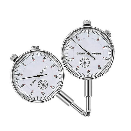 High Precision 0 10mm Mechanical Dial Indicator 0.01mm Resolution ...