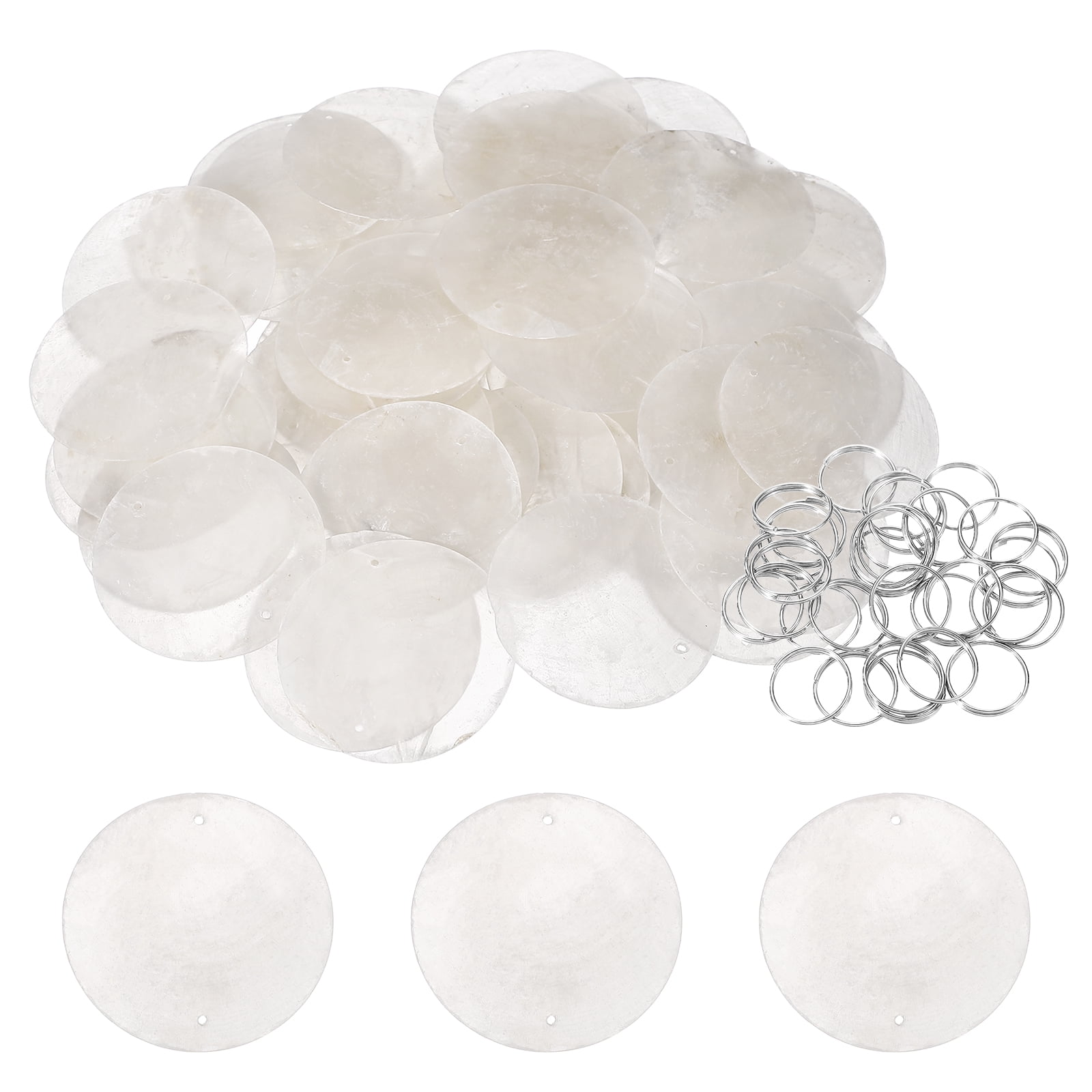 Click here for Uxcell Round Capiz Sea Shells  2 Shells For Crafti... prices