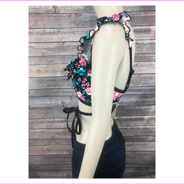 Sundazed Women's V Neck And Soft Underwire Cups Wrap Bikini Top 34DD ...