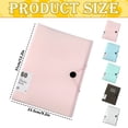 A4 Presentation Folder, 9.5x12.2 inch Document Organizer with Clear ...