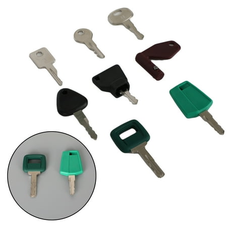 8 Keys For Volvo Heavy Equipment Construction Ignition Key Set With ...