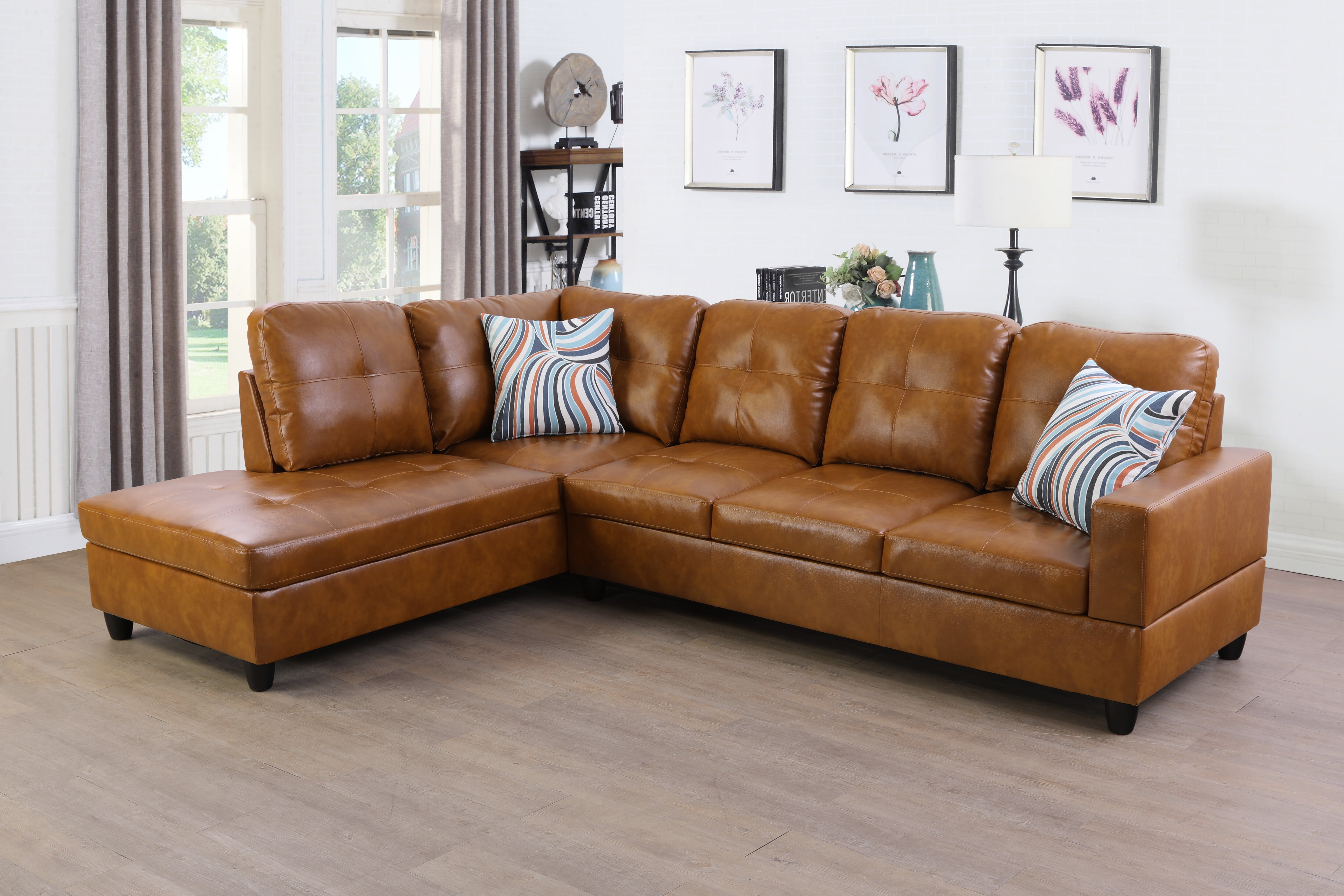 Dorthy Left Hand Sectional Sofa Set - Walmart.com