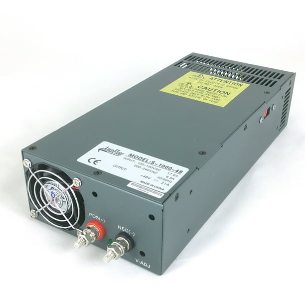 AmpFlow S-1000-48 1000W, 21A, 48V DC Power Supply - Walmart.com ...
