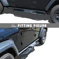 IRONBISON Defender Running Boards Fit 2018-2025 Wrangler JL 4 Door|2021 ...