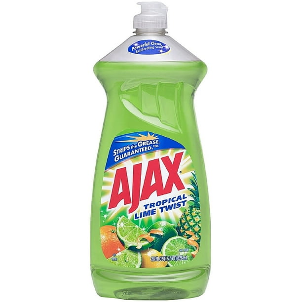 Ajax Dish Liquid, Tropical Lime Twist 28 oz (Pack of 2) - Walmart.com