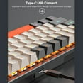 Keyboard Fn 68 Key Cable Portable 10 Cable Dual Color Modes Cable