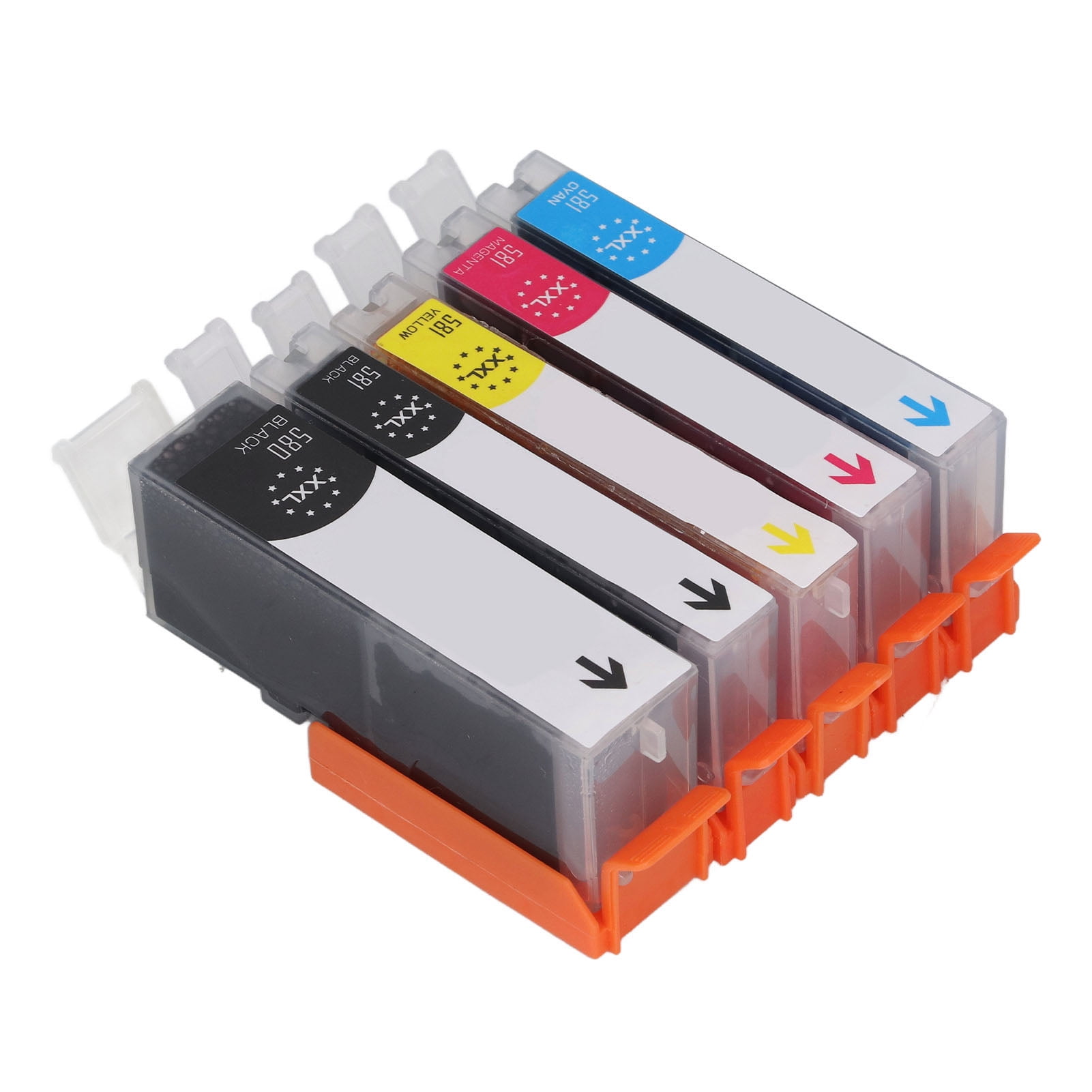 5 Color Printer Ink Cartridge, No Leakage Printer Ink Cartridge Fluent ...