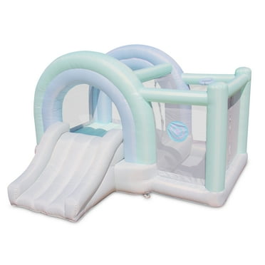 Bounceland Kids Inflatable Bouncer - DayDreamer Cotton Candy Bounce House with Fun Blower ...