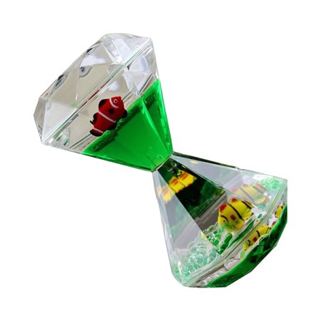 relayinert Liquid Bubbler Rhinestone Shaped Timer Visual Sensory Toy ...