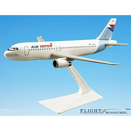 Air Inter France A320-200 Airplane Miniature Model Plastic Snap-Fit 1: ...