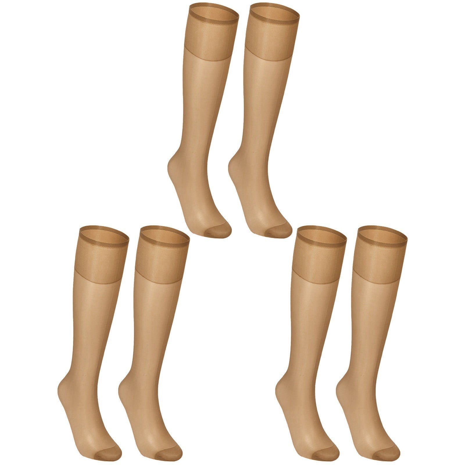 Click here for Bmisegm 4 Pairs Women Sheer Thigh High Stockings N... prices