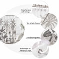 54x78 Inch Shower Curtain Decorative Tropical Plants Bathtub Bath ...