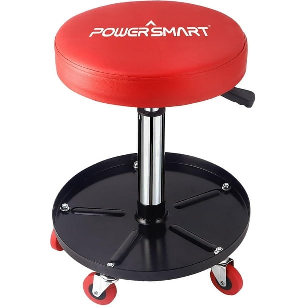 PowerSmart Rolling Mechanics Seat Heavy-Duty Pneumatic Adjustable ...