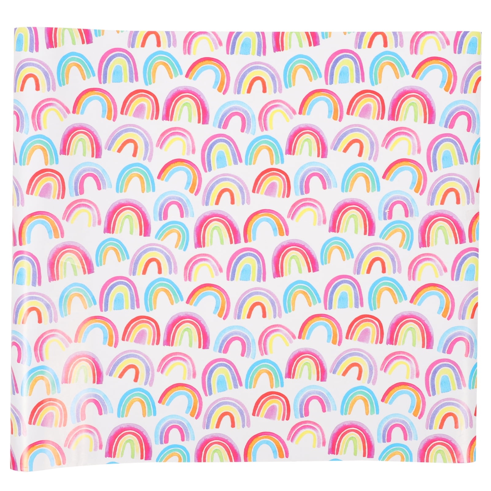 Click here for Oakleem Wrapping Paper Roll Rainbow Pattern Colorf... prices