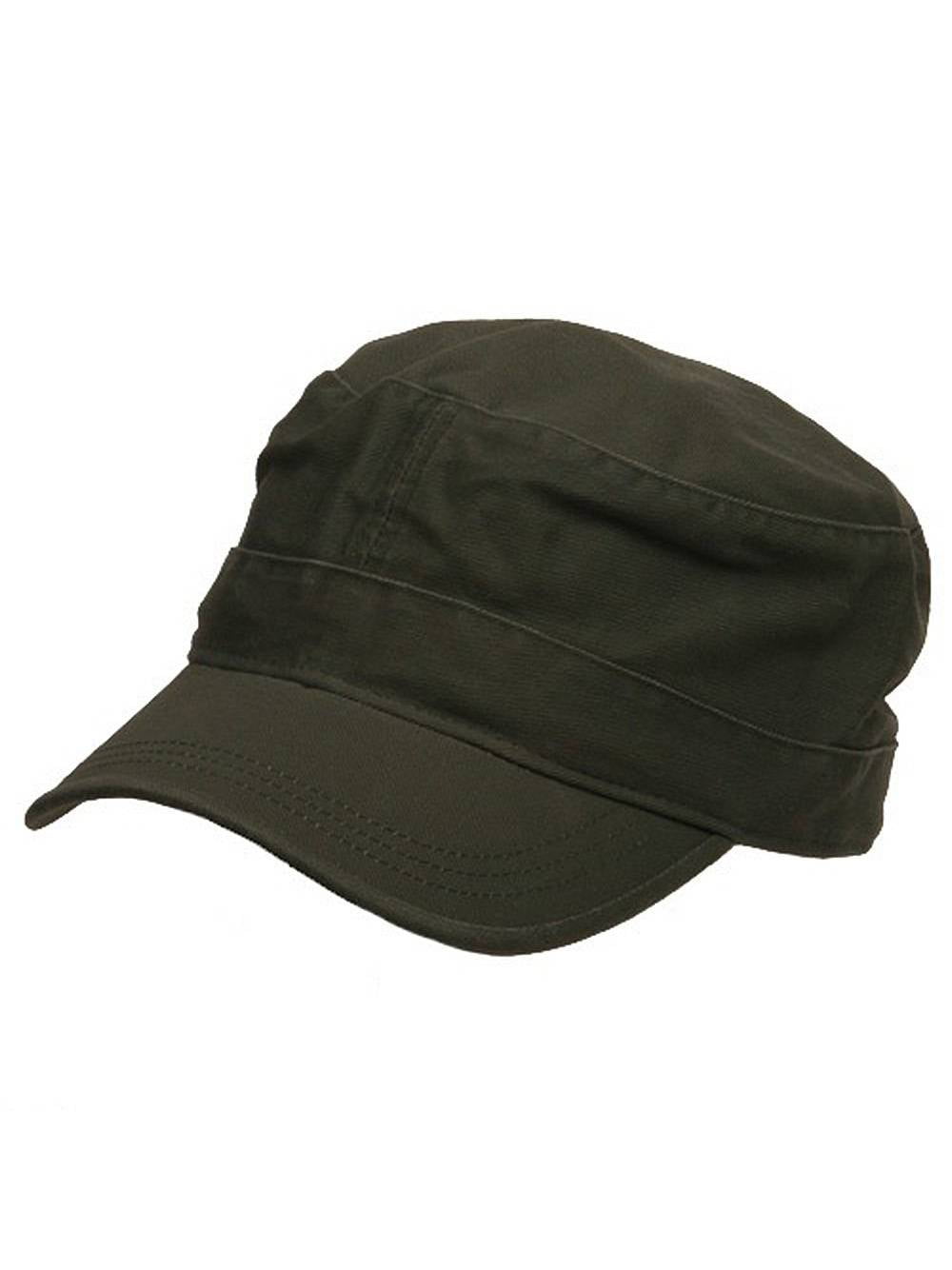 Flat Top Army Cap - Olive - Walmart.com