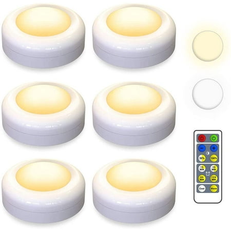 Touch Ambient Light with Wireless Remote, Dual Color Temperature Night ...
