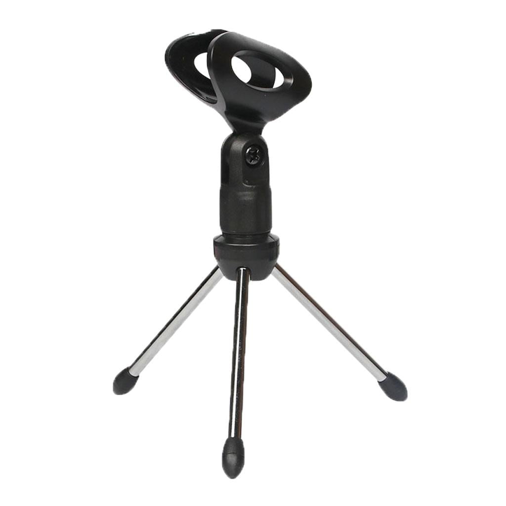 Universal Desktop Microphone Stand, Portable Adjustable Foldable Desk ...