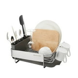 Kitchenaid Stainless Steel Wrap Compact Dish Rack in Satin Gray ...