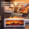 Fireplace Flame Air Diffuser Humidifier,7 Colors Aromatherapy Essential ...